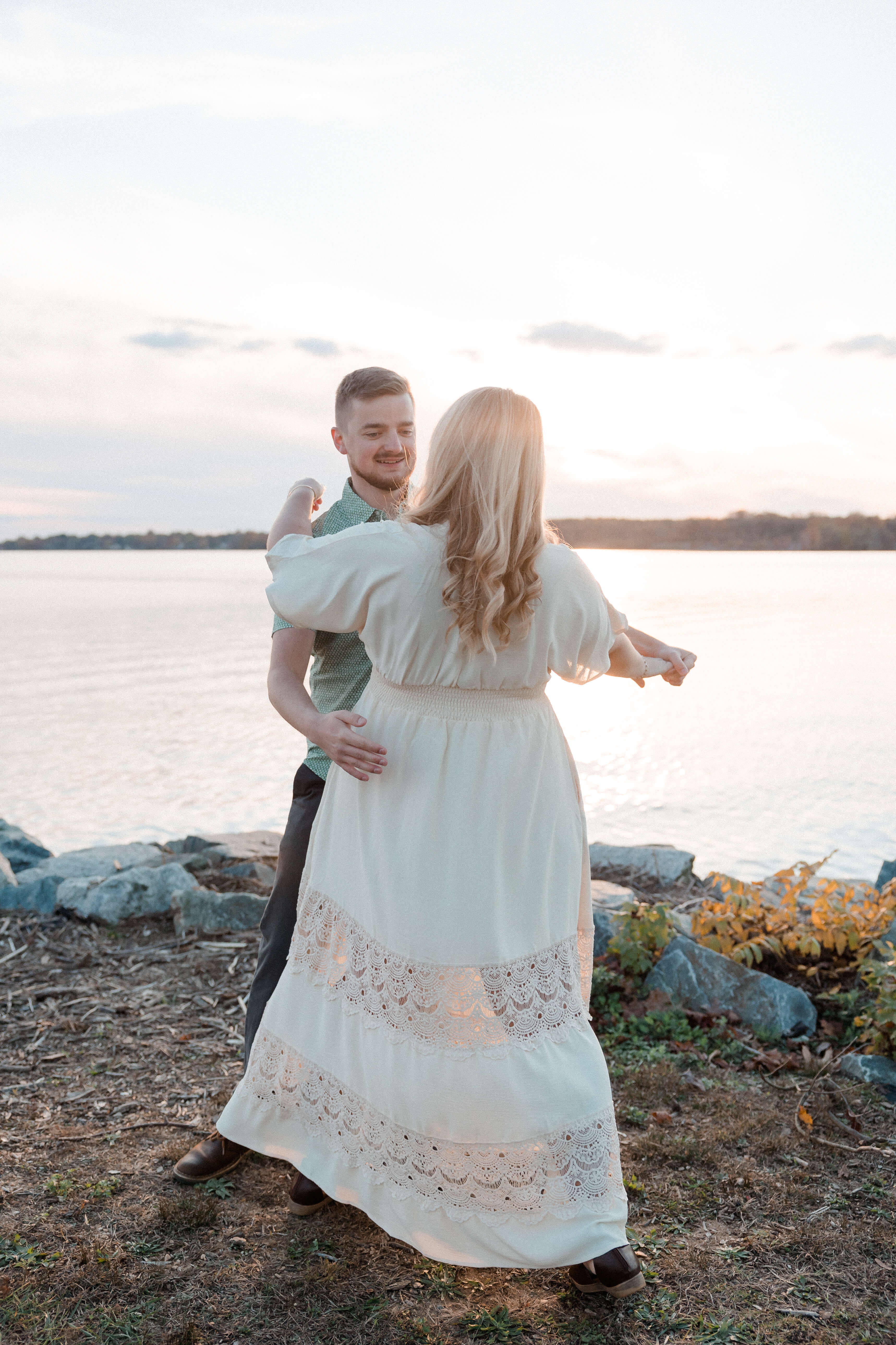 Taylor + Ben | Waterfront Engagement Session - Christopher Ginn Studios